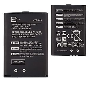 E-YIIVIIL Replacement Battery KTR-003 Compatible with New Nintendo 3DS N3DS 1400mAh 5.2Wh
