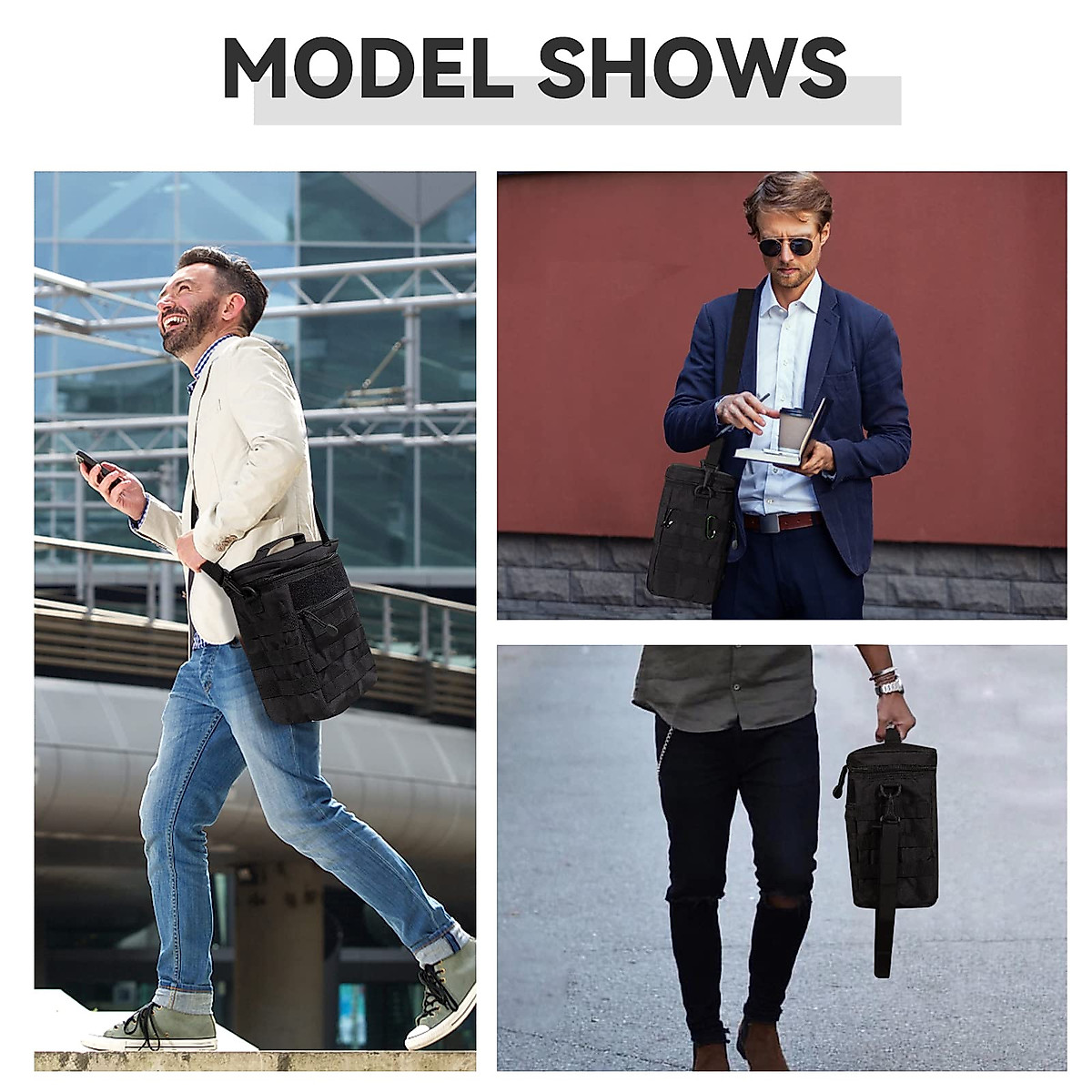 Tactical Lunch Bag Military Molle Lunch Box Picnic Beach Leak Proof Lunch Kit Tote Bag