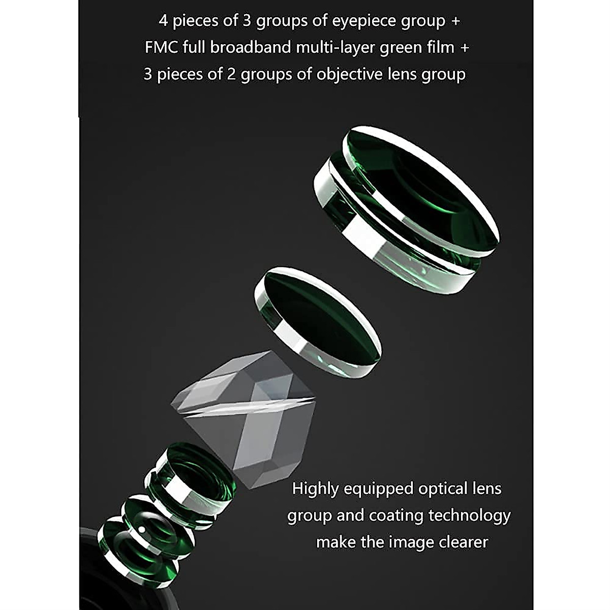 20X80 Binoculars Powerful HD Binoculars with Tripod BAK-4 Prism FMC Lens for Bird Watching Hunting Outdoor Sports Handheld Telescope