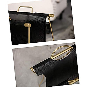 Magazine & Newspaper Baskets Magazine Rack Small Magazine Rack Magazine Storage Rack Desktop Debris Storage Basket Cosmetics Storage Rack U-Shaped Storage Rack Wrought Iron Bookshelf