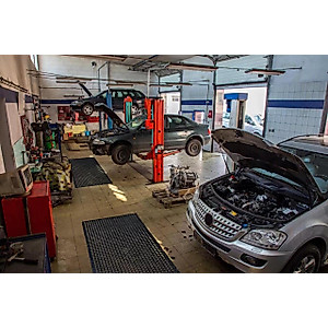 Uniboho Outdoor Rubber Floor Mats Anti Slip Restaurant Mat Commercial Kitchen Mat Rubber Drainage Mat 60 x 35 Heavy Duty Mat for Garage Garden Indoor Outside Industral Pool Entrance Bar Wet Area