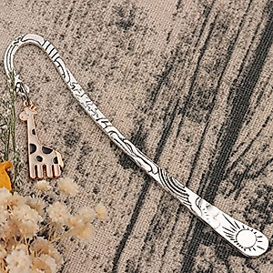 Giraffe Jewelry for Women Girls Set Bookmarker Girrafe Birthday Things Girrafe Cute Giraffe Bookmark