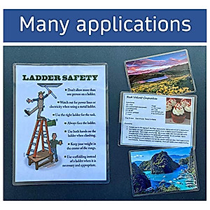 Jasel 100-pack Thermal Laminating Pouches Bundle Pack, 5 Mil Thickness, Assorted Hot Laminator Sheets Clear Pockets, Variety of Sizes for Letter Size 8.5x11 inch, Photo Sizes 5x7 inch and 4x6 inch