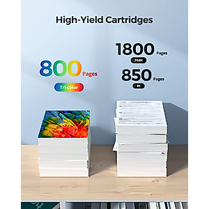 PGI-280XXL/CLI-281XXL Compatible Ink Cartridge Replacement for Canon Ink 280 and 281 Cartridge High Yield Use to PIXMA TR7520 TR8520 TR8500 TR8600 TR8620 TS6120 TS6220 TS9120 (5 Value Pack)