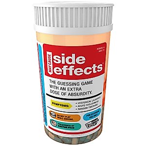 May Cause Side Effects - The Guessing Game with an Extra Dose of Absurdity,includes 50 Blue Pill Cards