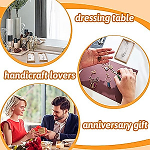 200 Pcs Cardboard Jewelry Gift Boxes with Lids, 2 5/8 x 1 5/8 x 1 Inch Bulk Small Kraft Jewelry Gift Box Cotton Filled Jewelry Gift Boxes for Necklace Earring Ring Bracelet Jewelry Store Display