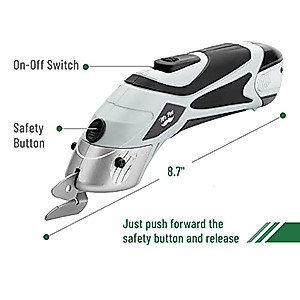 Mr. Pen- Electric Scissors with 2 Blades, 3.6V, Cordless Electric Scissors for Cardboard, Electric Box Cutter, Cardboard Cutter Electric, Electric Shears, Box Cutter Electric
