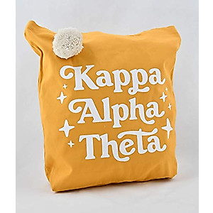 Sorority Shop - Kappa Alpha Theta Retro Pom Pom Tote Bag