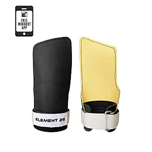 Element 26 IsoGrip Hand Grips for WODs, Gymnastics, Weight Lifting, and Cross Training - Gymnastics Grips for Men and Women - Cross Training Gloves - Tactical Grips (Medium, IsoComp)
