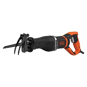 BLACK+DECKER 7 Amp Electric Reciprocating Saw with Removable Branch Holder (BES301K)