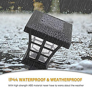 8 Pack Solar Pathway Light Outdoor, 10 Lumen LED Solar Outdoor Lights,IP44 Waterproof Pathway Lights for Garden Patio and Walkway Decoration