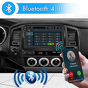 Car Radio for Toyota Tacoma 2005-2015 Built-in carplay Android Anto,9 inch Android 12 Car Stereo Head Unit 2G RAM 32GROM with DSP WiFi GPS Navigation Bluetooth Steering Wheel Control