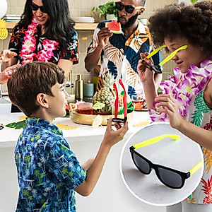 PREXTEX 25-Pack Kids Sunglasses Bulk - Neon Sunglasses - Bulk Sunglasses for Kids - Perfect Kids Party Favors for Summer, Beach Party - Bulk Kids Summer Glasses for Kids and Adults