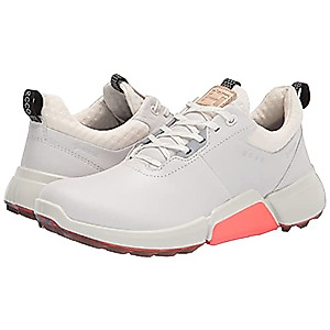 ECCO Women's Biom Hybrid 4 Gore-TEX Waterproof Golf Shoe, White, 9-9.5