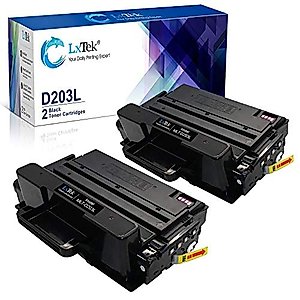 LxTek Compatible Toner Cartridge Replacement for Samsung 203 203L MLT-D203L to use with ProXpress SL-M4020ND SL-M4070FR SL-M3320ND SL-M3870FW SL-M3370FD SL-M3820DW Printer (2 Black, High Yield)