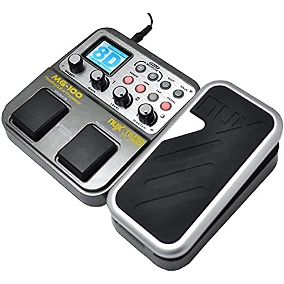 Briskdrop NUX MG 100 Multi Effects Pedal Processor Bundle with Snark Tuner and Dunlop Pick Pack mg100bundle 0