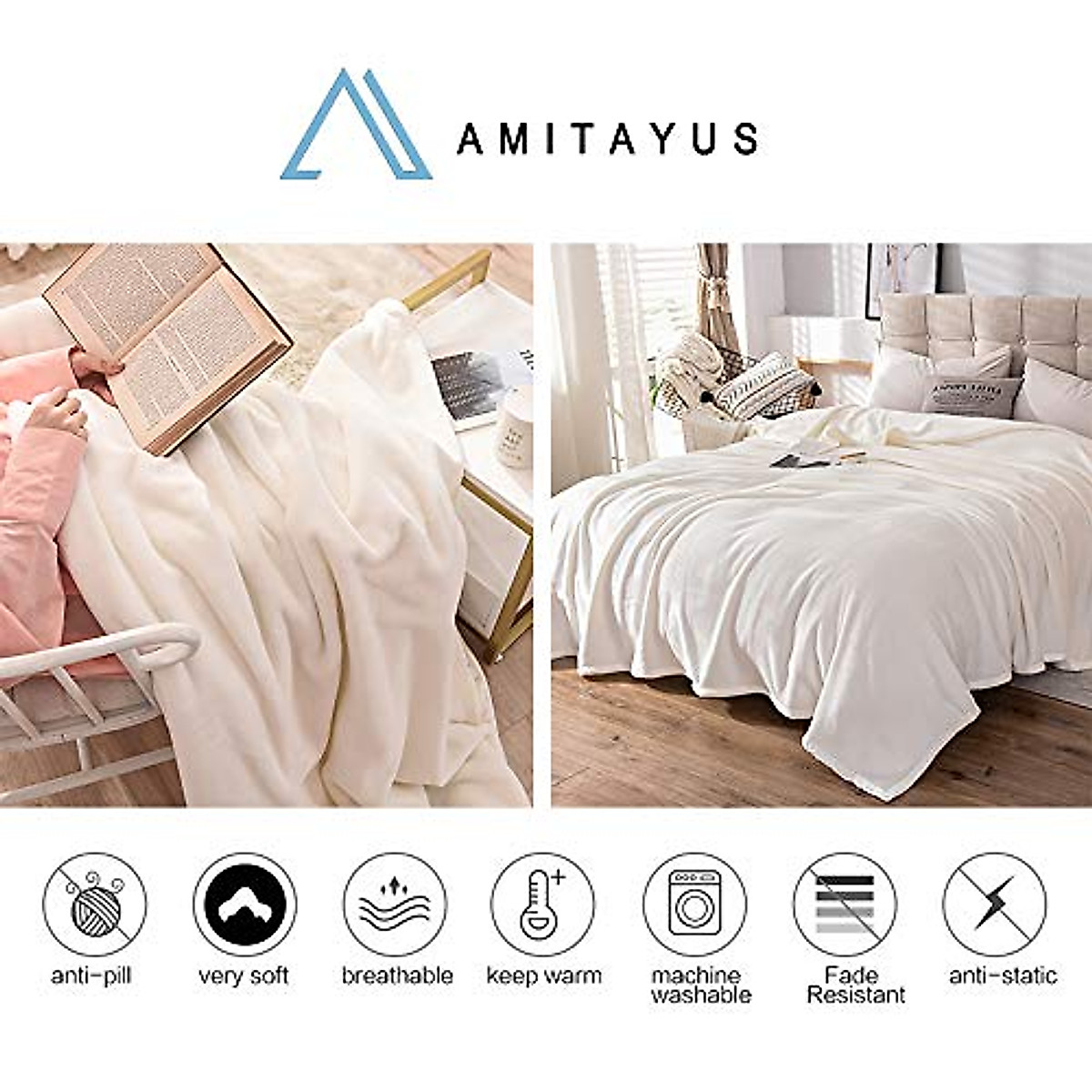 Bible Verse - I Am with You Always Fleece Throw Blanket Lightweight Super Soft Flannel Bed Blanket Perfect Home Decor for Couch Chair Sofa Living Room 60"X50" Medium