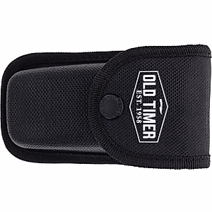 Old Timer Replaceable Blade Knife Kit with Interchangeable Scalpel Blades, Saw Blades, and Gut Hooks, Rubber Overmold Grip, and Liner Lock for Hunting, Skinning, and Outdoors