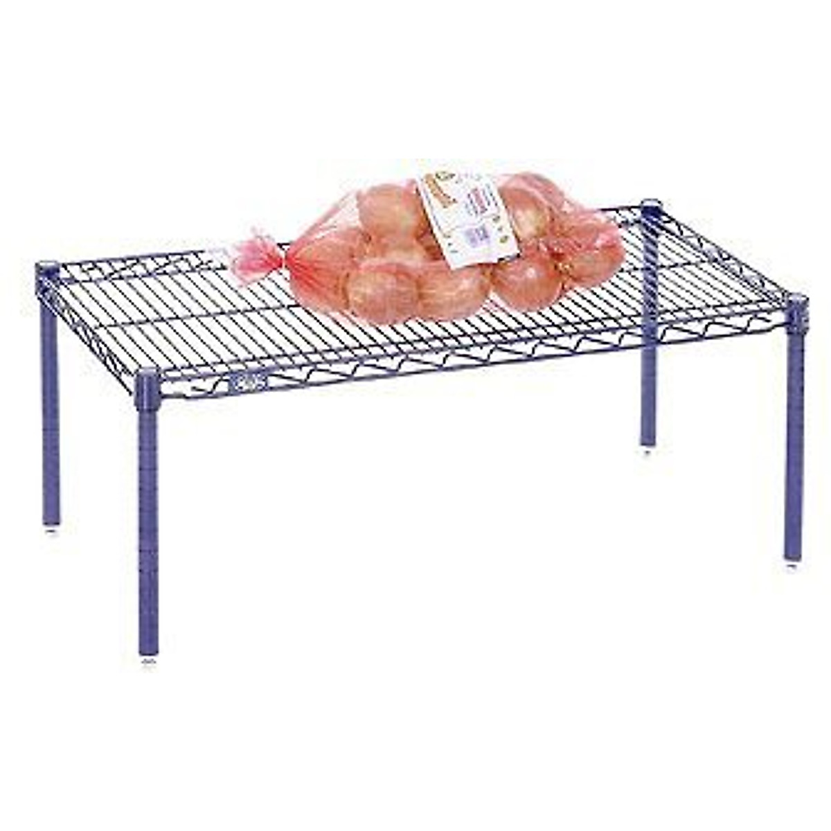 Nexel Commerical Wire Shelf Platform Dunnage Storage Rack, 24" x 24" x 14", Chrome