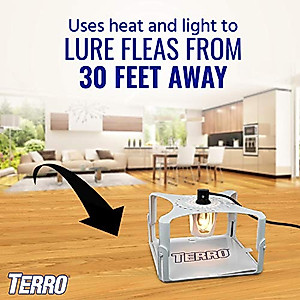 TERRO T230 Indoor Electric Flea Light Refillable Flea Trap and Killer