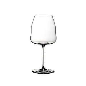 Riedel Winewings Tasting Wine Glass Set (4-Pack) Bundle with Wine Pourer and Large Microfiber Polishing Cloth (3 Items)