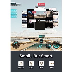 DDPAI Dash Cam Front and Rear, Cam Car Camera with 1600P Front +1080P Rear Built-in WiFi & GPS, 2K Dual Dash Camera for Cars with Night Vision,Parking Monitor, Support 128GB max,N3 Pro