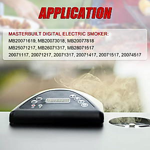 TEMSONE Digital Electric Smoker Control Panel Kit Compatible with Masterbuilt Electric Smokers 20071217 20071317 20071417 20071517 Replace# 9907160014