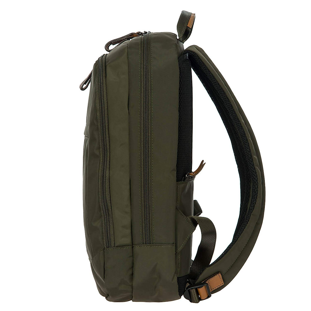 Bric's X-Travel Metro Backpack - 15 Inch - Travel Backpack for Women and Men - Designer Bag with Large Pockets - Olive