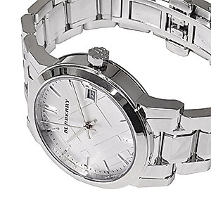 BURBERRY Women's BU9100 Large Check Stainless Steel Bracelet Watch