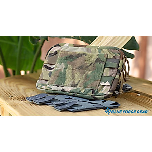 Blue Force Gear MOLLE Admin Pouch - EDC Pouch, Durable USA-Made MOLLE Accessories - Coyote Brown - 1 x 8 x 5.5 Inches