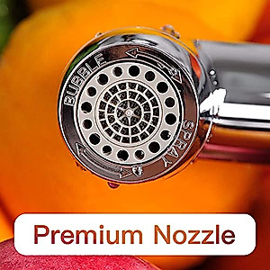 Houtingmaan Kitchen Side Sprayer,Dual Function Kitchen Sink Sprayer with Adjustable Flow Controller,Kitchen Faucet Sprayer Replacement Chrome,Faucet Pull Out Sprayer with Hose,Holder and 17 Adapters 