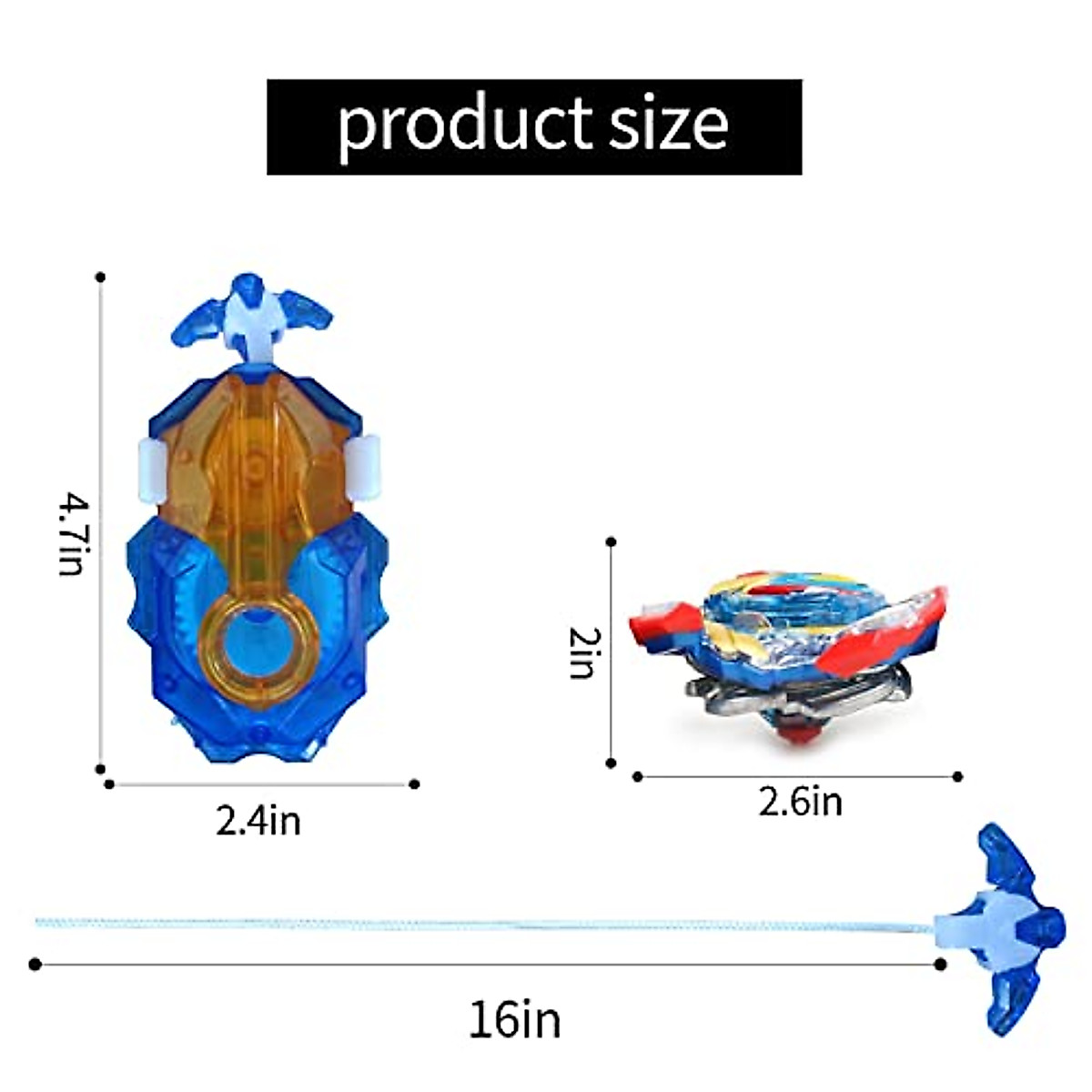 Bey Battling Top Blade Battle Set, B-193 Booster Ultimate Valkyrie Spinning Top Starter Set with Launchers, Toy Gift for Boys Kids Ages 6+