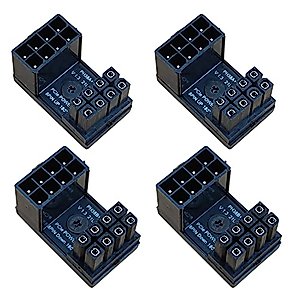COMeap 8 Pin 180 Degree Adapter, GPU VGA PCIe 8 Pin U Turn 180 Degree Angle Connector Power Adapter Board for Desktop Graphics Card