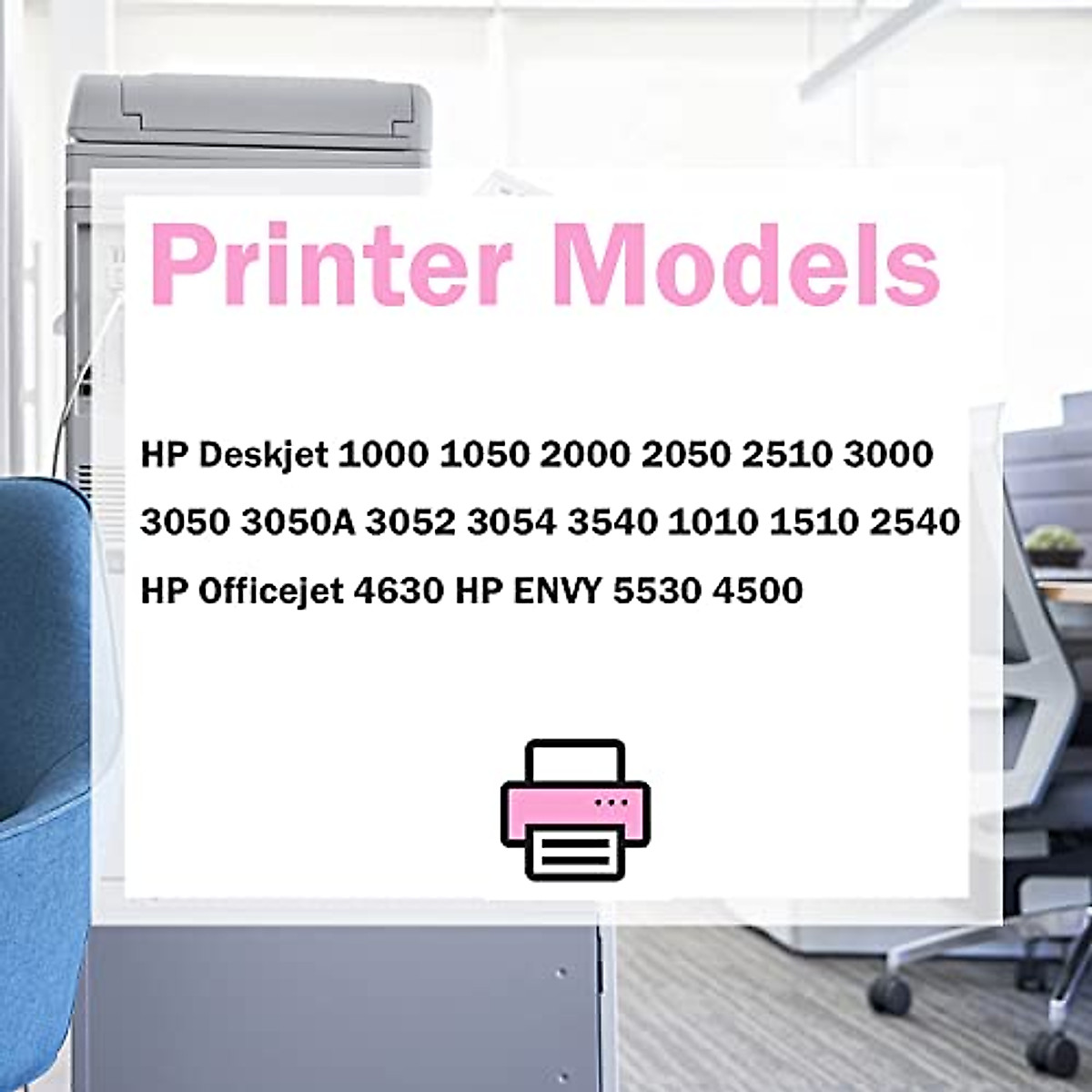 Afotrunat 61XL Ink Cartridges Combo Pack for HP 61 61XL for HP Envy 4500 4502 5530 5534 Deskjet 3050A 1000 1010 1512 3054 Officejet 1051 4630 4635 Printer (2 Black, 1 Tri-Color)