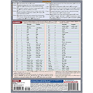 Arabic Grammar QuickStudy Laminated Reference Guide (QuickStudy Academic)
