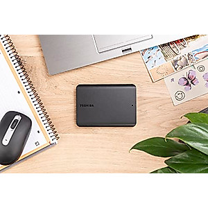 Toshiba Canvio Basics 4TB Portable External Hard Drive USB 3.0, Black - HDTB540XK3CA
