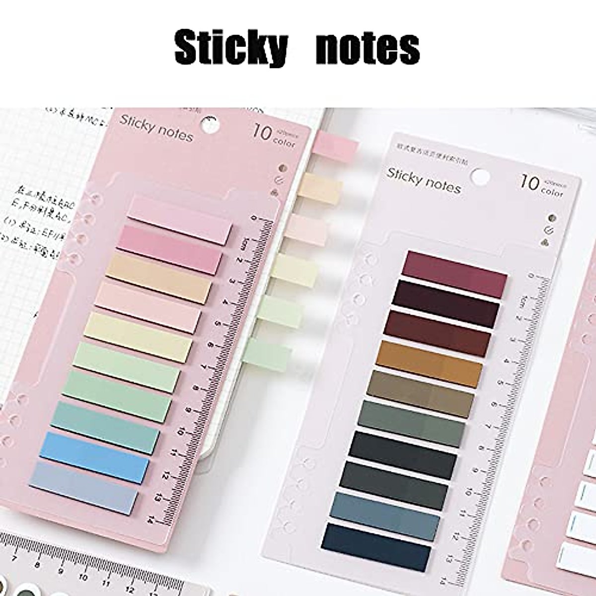 AWEELON 1600Pcs Sticky tabs Index Tabs Writable Page Tabs for Books File Notebook
