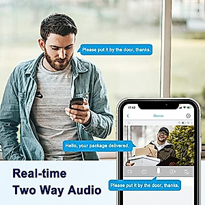 Security Camera Wireless Outdoor Solar Powered, WiFi PTZ Battery Surveillance Camera for Home Security, Color Night Vision, 2 Way Audio, Motion Detection & Phone Alerts, Cloud Storage & SD Card Slot