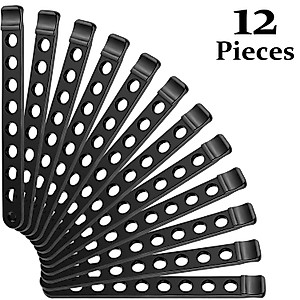 12 Pieces Bike Rack Cradle Strap Bicycle Rack Cradle Replacement Cycling Rubber Chain Strap for Bike Rack