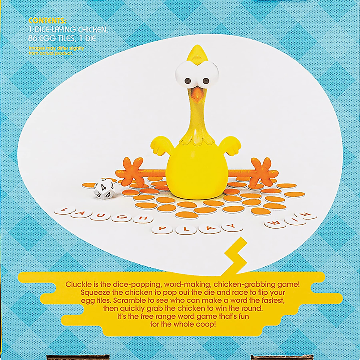 Big G Creative: Cluckle Free Range Word Game, 2-6 Players, Ages 7+, 15 Minute Gameplay, Multi