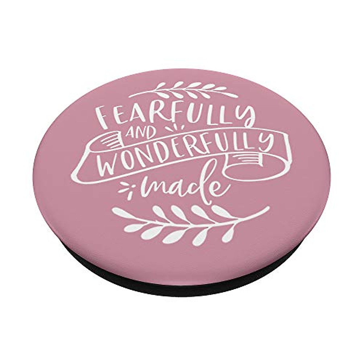 Fearfully & Wonderfully Made Christian Scripture Bible Verse PopSockets PopGrip: Swappable Grip for Phones & Tablets
