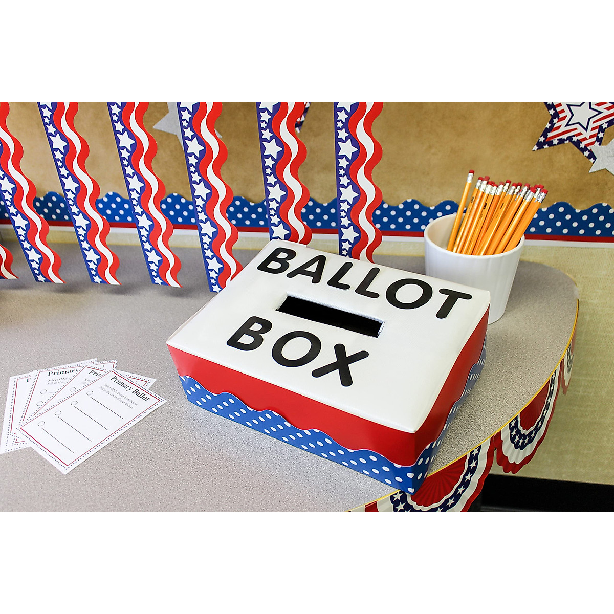 Teacher Created Resources Red Border Trim, Red (4174)