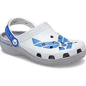 Crocs Unisex Classic United States Military Clogs, Air Force, 12 Women/10 Men