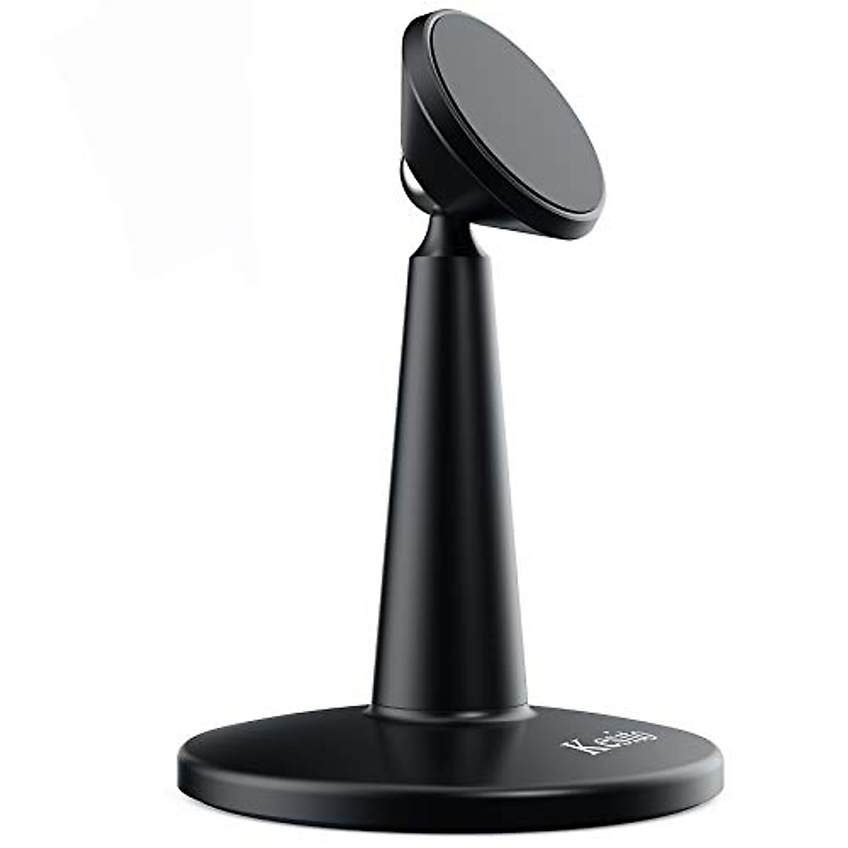 Magnetic Phone Stand for Desk, Kesito Metal Cell Phone Stands and Holders for Facetime, Desktop, Compatible with iPhone 5 6 7 8 X XR XS 11Pro max Plus, Samsung (Black)