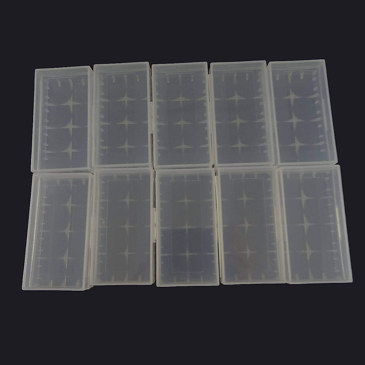 Gocomcom Honbay Pack of 10 Battery Storage Case/Box/Organizer/Holder for 18650 or CR123A Battery