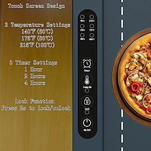 YONZO Food Warming Mat for Countertop Full Surface Hot Plate 260W Portable & Rollable Electric Food Warmers for Parties Buffet with 3 Temperature & Timer Defrosting Tray for Frozen Meat XL