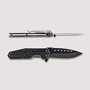 Lichamp Folding Pocket Knife Set for Men, 2-Pack Flip Knife Sharp Pocket Tactical Knife with Clip for Camping, Hunting, Hiking, Fishing, Indoor and Outdoor Activities