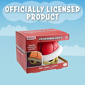 Paladone Super Mario Red Shell Light with Sound, Gaming Home Decor, Officially Licensed Nintendo Merchandise