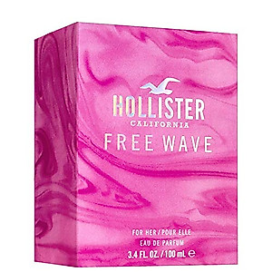 Hollister Free Wave Women EDP Spray, Floral, 3.4 Fl Oz