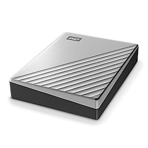 Western Digital 5TB My Passport Ultra for Mac Silver Portable External Hard Drive HDD, USB-C and USB 3.1 Compatible - Western DigitalBPMV0050BSL-WESN